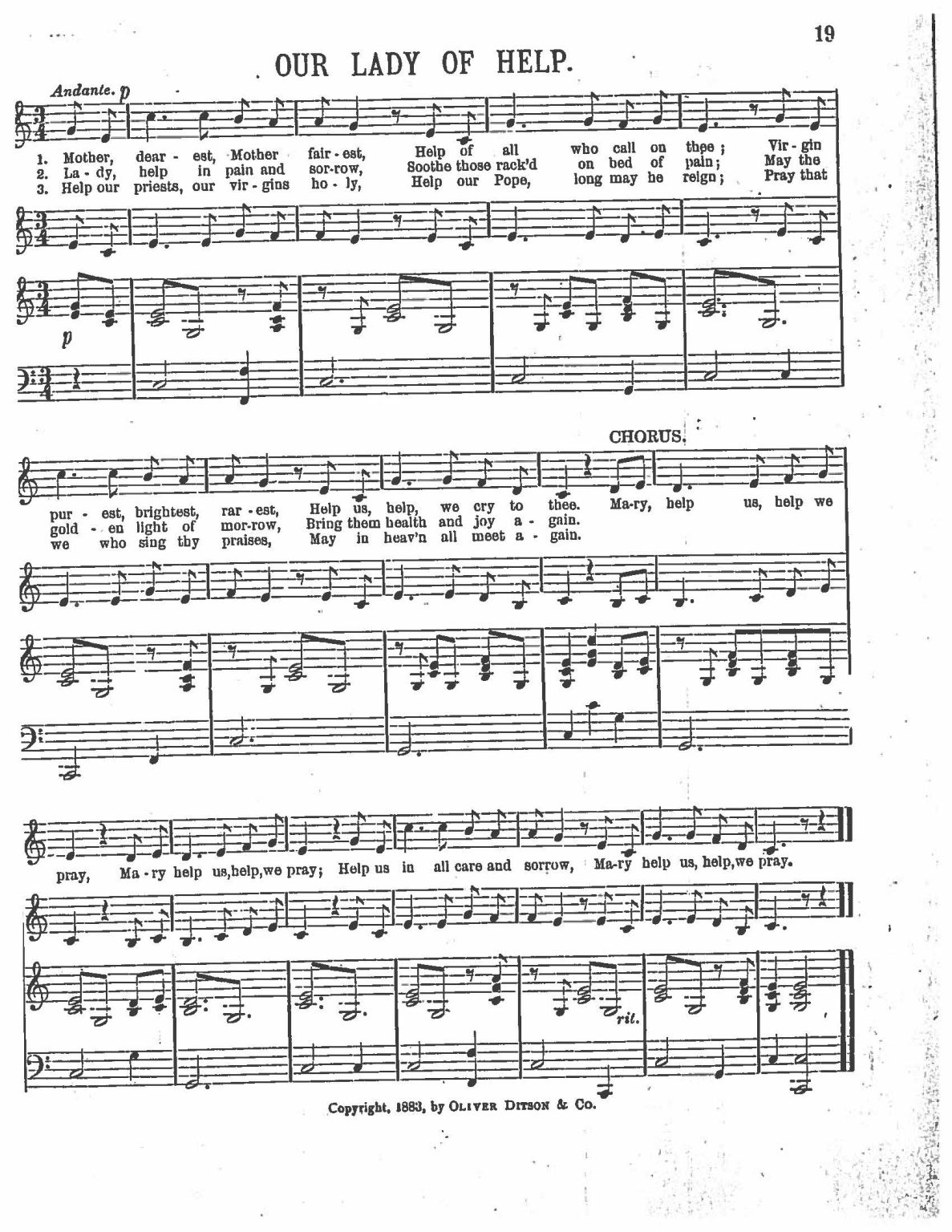 Mother Dearest, Mother Fairest - Mother of Mercy Catholic Hymns