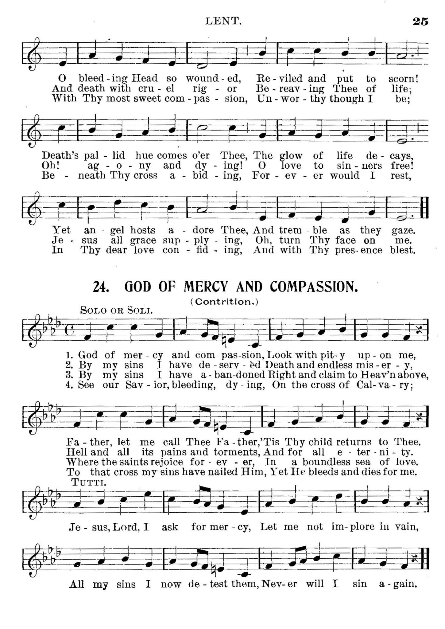 God of Mercy and Compassion - Mother of Mercy Catholic Hymns
